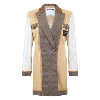 Moschino Damen, M&auml;ntel, Beige, LGr&ouml;&szlig;e