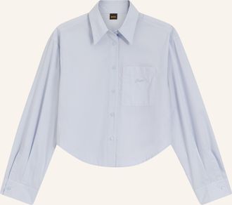 HUGO BOSS Blouse C_Boskota-1 Oversize Fit blau