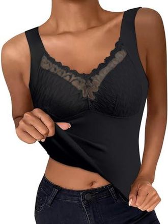 Generic Jupe de tennis pour femme, s&eacute;chage rapide, couleur unie, yoga, fitness, course &agrave; pied, volley-ball, danse, soutien-gorge en coton pour femme, Noir, 4X