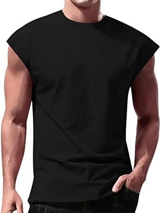 Generic Débardeur de sport pour homme dété, débardeur de sport, sport, haut de gamme, maillot sans manches, t-shirt de musculation, décontracté, large épaule,