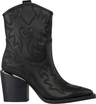 Alma En Pena Alma EN Pena, Femme, Chaussures, Noir, Taille: 38 EU Bottines &agrave; Talons Brod&eacute;es