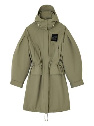 Ganni parka Ripstop - Vert