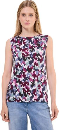 Cecil Damen B323360 T-Shirt, Vanilla White, XXL