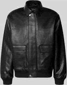 Carhartt Work in Progress Lederjacke mit Umlegekragen Modell Arizona Jacket