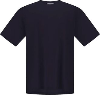 Herno Femme, Tops, Bleu, Taille: 42 FR T-shirt en jersey de coton stretch