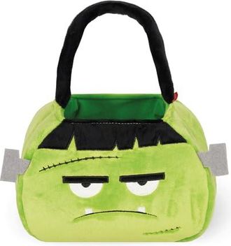 Legami Legami - Sac pour Halloween Des bonbons ou un sort, Frankenstein, sac &agrave; bonbons, sac &agrave; friandises, en tissu souple pliable, avec poign&eacute;e, 20 x 35 x 3 