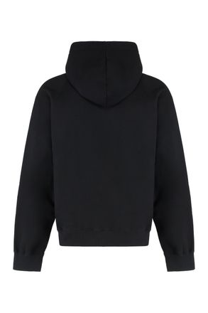 McQ by Alexander McQueen Mens Cotton Hoodie Black Jumpers Sweater