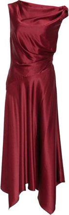 Staud Portia Silk Dress - - Dresses - Damen - Rot - S