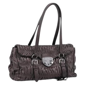 Prada Pre-owned Sac Cabas Vintage - Femme - Pre-owned - Gris - Taille: ONE Size