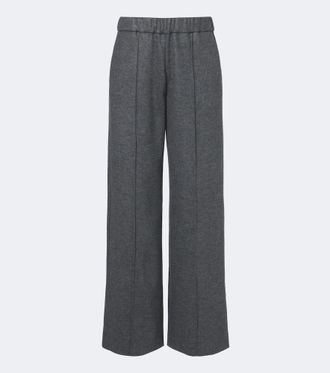 Jil Sander Weite Hose aus Wolle