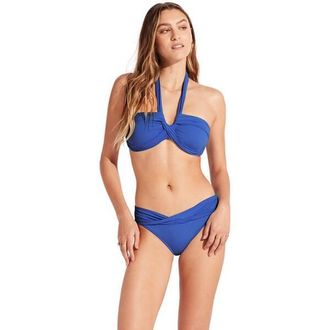 Seafolly Damen Bikinihose Seafolly Collective Twist Band Hipster