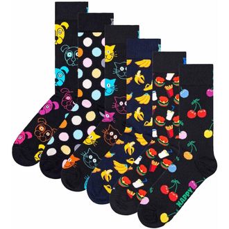 Happy Socks unisexe Chaussettes Paquet de 6