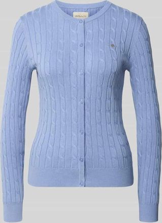 GANT Regular Fit Strickjacke aus Baumwoll-Mix