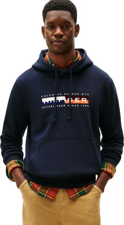Tommy Hilfiger Herren Hoodie Colour Block Graphic mit Logo, Blau (Desert Sky), M