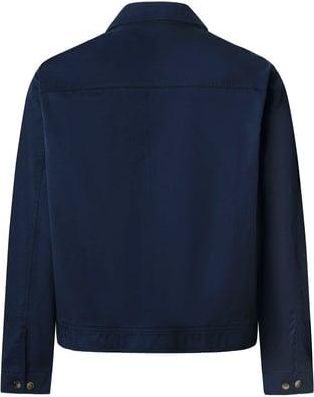 Fa&ccedil;onnable Blouson droit en coton m&eacute;lang&eacute;