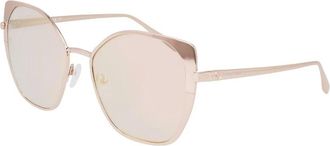 Longchamp Femme, Accessoires, Rose, Taille: ONE Size Lunettes de soleil &agrave; monture en m&eacute;tal