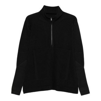 Issey Miyake Pliss&egrave; T-Shirt - - Knitwear - Herren - Schwarzk - XL