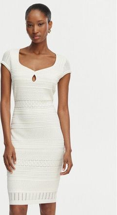 Guess Strickkleid W6GK21 Z0603 Wei&szlig; Regular Fit