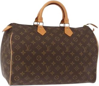 Louis Vuitton Pre-owned Speedy 35 Sac &agrave; main - Femme - Pre-owned - Brun - Taille: ONE Size