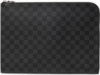 Louis Vuitton Pre-owned Damier Canvas Pochette - Femme - Pre-owned - Noir - Taille: ONE Size