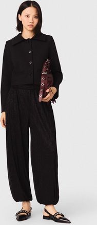 Maje Metallic-sarouelhose - Schwarz - Maje