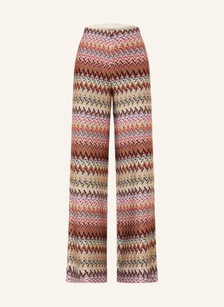 Missoni Hose Mit Glitzergarn braun