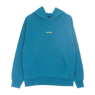 PROPAGANDA Gelbes Hoodie mit Schlangenprint - - Sweatshirts & Hoodies - Herren - Blau - XL