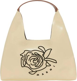Marni Femme, Sacs, Beige, Taille: ONE Size Diamond Handbag