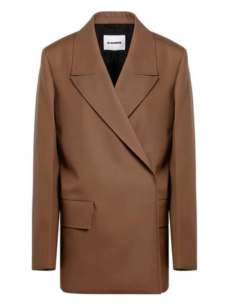 Jil Sander Klassisches Sakko - Braun