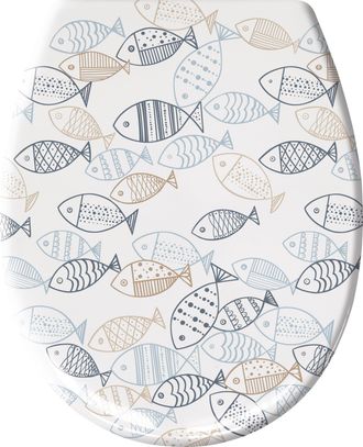 Kleine Wolke WC-Sitz Sardinas Multicolor 37x 45 cm