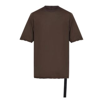 Rick Owens Homme, Tops, Brun, Taille: S T-shirt Jumbo