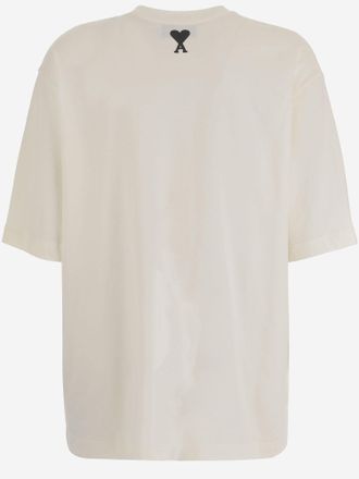 Ami Unisex Cotton T-Shirt White T-Shirts & Jerseys