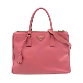 Prada Pre-owned Vintage Saffiano Ledertasche mit Henkel - - Pre-owned - Damen - Rosa - ONE SIZE