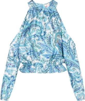 Izia Bluse Frauen blau mehrfarbig