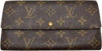 Louis Vuitton Portefeuille Long Pre-owned (bi-pli) - Femme - Pre-owned - Brun - Taille: ONE Size