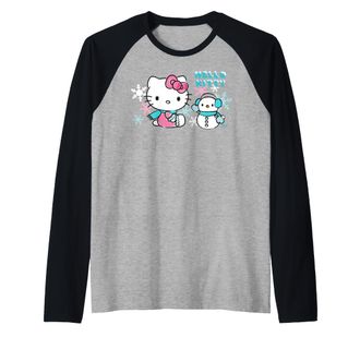 Hello Kitty Charmmy Winter Wonderland Sweet Cute XOX Classic Raglan