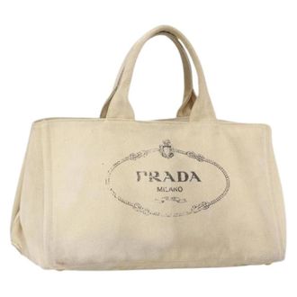 Prada Pre-owned Vintage Tote Bag - - Pre-owned - Damen - Beige - ONE SIZE