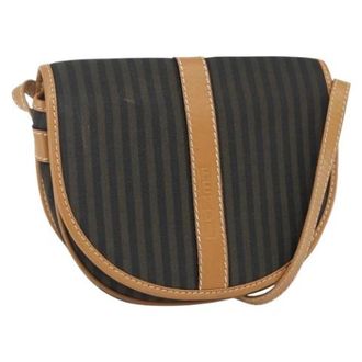 Fendi Pre-owned Canvas Umh&auml;ngetasche - - Pre-owned - Damen - Braun - ONE SIZE