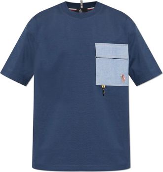 Moncler Homme, Tops, Bleu, Taille: S Day-Namic T-Shirt