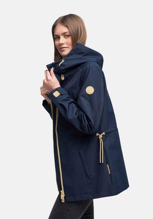 Marikoo Outdoorjacke Sohaa Leichte Outdoorjacke mit Kapuze und Kordelzug