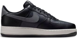 Nike Air Force 1 07 LV8 Black/Smoke Grey Sneakers - Schwarz