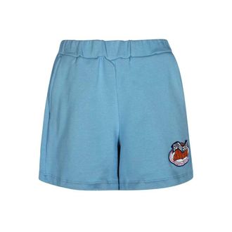 Opening Ceremony Bestickte Baumwollshorts - - Shorts - Damen - Blau - S