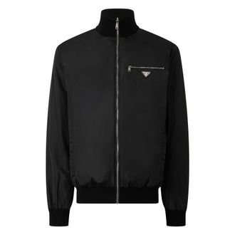 Prada Herren, Jacken, Schwarzk, MGr&ouml;&szlig;e
