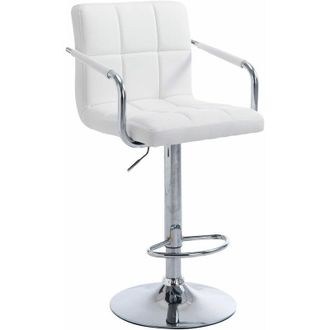 Clp Tabouret de design moderne avec structure en acier et différentes couleurs comme colore : Blanc