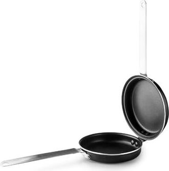 Ibili I-CHEF Mini-Kartoffelomelettpfanne, 14 cm, Aluminium, Edelstahlgriff, antihaftbeschichtet, für Induktion geeignet