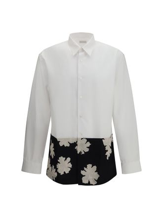 Dries Van Noten Mens Shirt Capero White Cotton