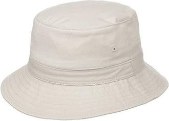 Cappellishop Chapeaushop Bob avec Protection UV Chapeau en Coton Chapeau de Plage (XL (60-61 cm) - Beige)