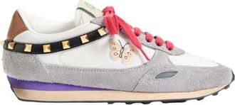 Valentino Garavani Stud Up Runner - - Shoes - Damen - Grau - 39 EU