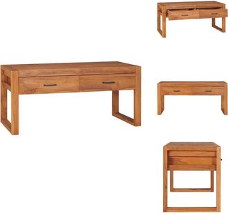 vidaXL Vidaxl - Meuble tv 100x40x45 cm Bois de teck - Meubles Tv - Meuble Tv Bois - Meuble Tv Design - Table Basse Tv - Unité Hi Fi