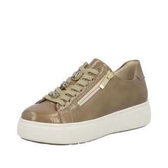 Rieker Damen M7702 Sneaker Low, beige 64, 41 EU